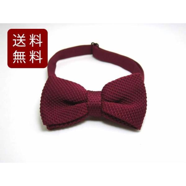 今注目のおしゃれアイテムの蝶ネクタイ！カジュアルなジャケットスタイルやパーティーシーンにもおすすめのアイテムです。カラー：ワインレッド（首の紐部分はロットによって黒になります）サイズ：結びサイズ約10.5cm X 6cmベルトは調整可能です...
