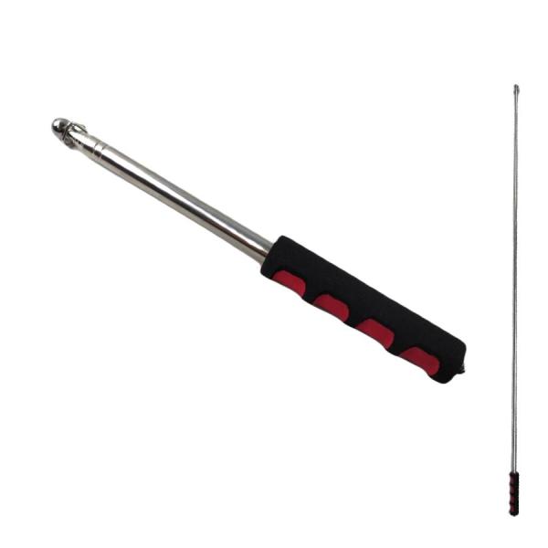 手旗棒 伸縮ポール 金具付き 赤・商品詳細サイズ：約21.5cm 〜 約120cm重さ：約73g・特徴軽量で持ち運び簡単：わずか73gで、長時間使用しても疲れにくい。伸縮自在：21.5cmから最大120cmまで伸縮可能、用途に合わせて自由に...