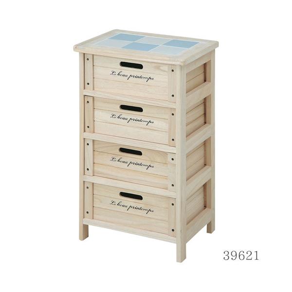 【発売日：2025年11月21日】桐製マルチストッカー 木製4段ボックス桐材を使用した収納ボックスです。天板にはタイルを使用しており、やかんや鍋などの熱いものも置くことができます。キッチン周りにピッタリなアイテムです。桐材を使用しているので...