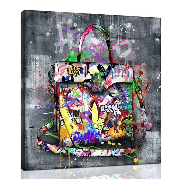 【発売日：2024年07月12日】アートパネル ARTJOY Graphical BAG 50cm インテリア 壁掛け 絵 ポップアート オマージュ アート バッグARTJOY！GraphicalartUK超絶人気のグラフィカルアートを厚手...