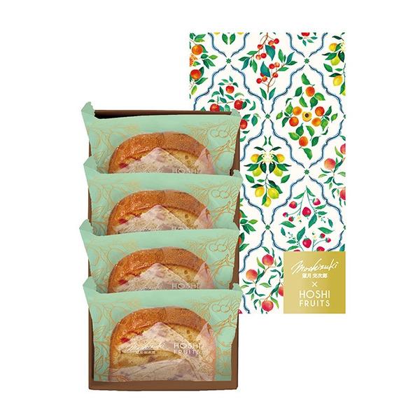 【発売日：2025年04月02日】望月シェフ×ホシフルーツ ７種のフルーツが詰まった デザートパウンドケーキ ４個入 ギフト対応可元帝国ホテル東京のシェフとホシフルーツがコラボした、フルーツを味わえるデザート感覚のパウンドケーキ帝国ホテル東...