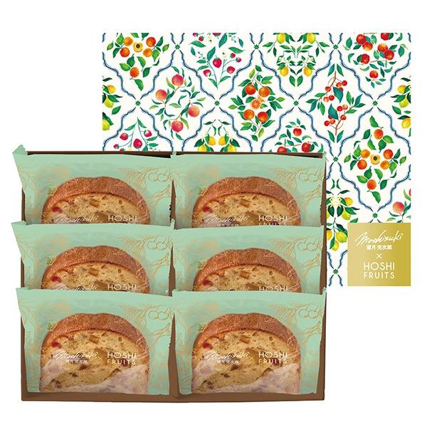 【発売日：2025年04月02日】望月シェフ×ホシフルーツ ７種のフルーツが詰まった デザートパウンドケーキ ６個入 ギフト対応可元帝国ホテル東京のシェフとホシフルーツがコラボした、フルーツを味わえるデザート感覚のパウンドケーキ帝国ホテル東...