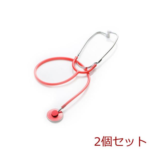 【発売日：2023年06月02日】ＦＯＣＡＬ フォーカル シングルヘッド聴診器 ＦＣ ２００ レッド 2セットラテックスフリーの聴診器！　日本製！天然ゴムの接触により起こるラテックスアレルギーの心配がありません！ソフトイヤーチップの採用で、...