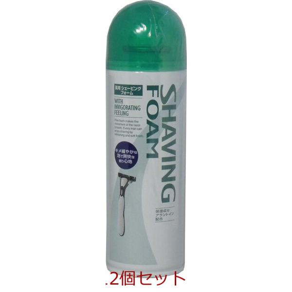 【発売日：2020年12月19日】薬用シェービングフォーム ２００ｇ 12個セットキメ細やかな泡で爽快な剃り心地！保湿成分　アラントイン配合！ 肌を保護し、カミソリ負けを防ぎます！フレッシュライムの爽やかな香りのシェービングフォームです。・...