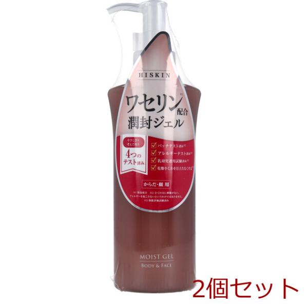 【発売日：2024年10月12日】ハイスキン モイストジェルN 190g 2個セット1本で全身しっとりモチ肌♪ワセリンがうるおいをたっぷり含んだジェルに。余分なベタつきをカットした処方で使いやすく 翌朝も触りたくなる肌へ導きます。・美肌成分...