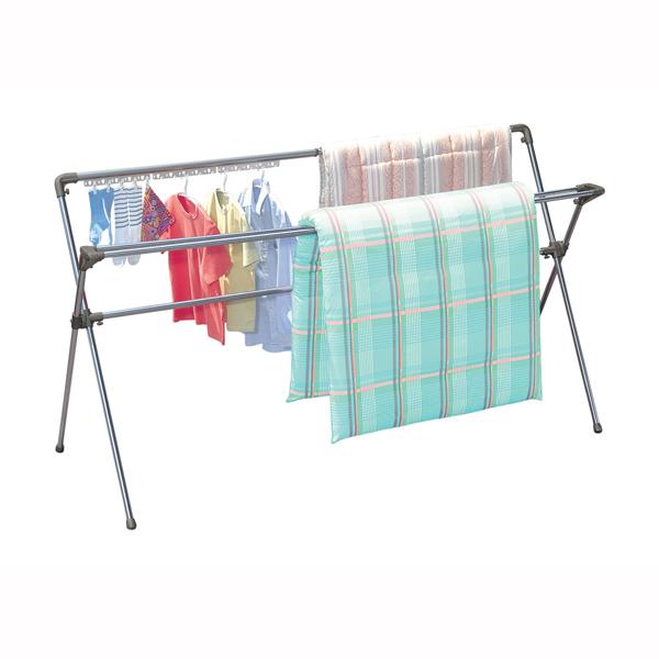 【発売日：2025年04月27日】ステンレス多機能ふとん干しステンレス多機能ふとん干しハンガー干しも簡単なマルチハンガー付き！・通気性の良いＷバー仕様の多機能タイプふとんほしです。・片側干し部はマルチハンガー付、ピンチやものほしハンガーが掛...