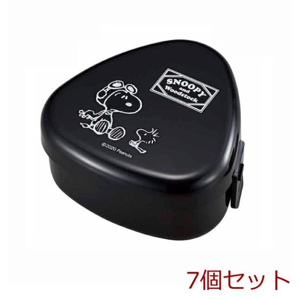 【発売日：2026年01月12日】おにぎりケース スヌーピー ブラック MM025915-C9435 ×7個セットおにぎりケース スヌーピー ブラック・コンビニおにぎりの約2倍のサイズで、具だくさん爆弾おにぎり！・ボリュームがあり、そのまま...