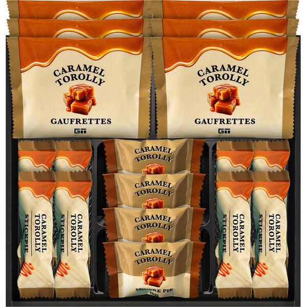 【発売日：2026年02月13日】キャラメルトロリー キャラメル ゴーフレット＆パイ KR25 ギフト対応可キャラメルトロリー キャラメル：ゴーフレット＆パイ KR25一口で甘さ広がるキャラメル香るゴーフレット＆パイ。美味しさを届けるサクサ...