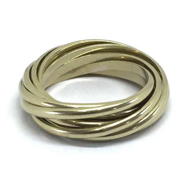 【発売日：2025年10月05日】日本製 Eight reams Ring 8連リング BR 2717【安心の日本製！】甲丸線の手曲げによる8連リング※装着して擦れる箇所は光沢が出て、擦れない箇所とのコントラストが楽しめます。■日本製■素材...