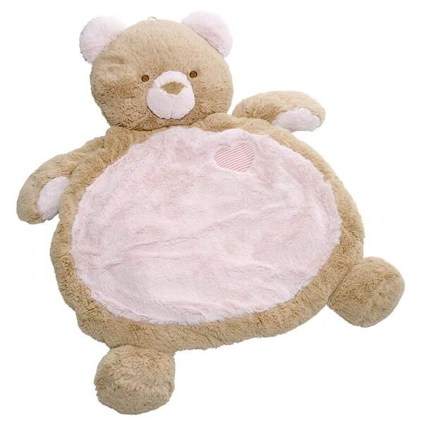 【発売日：2025年01月08日】ベビーマット ベア ピンク Mary Meyer ラッピング可可愛いピンク色のクマのマットが登場しました。クマのお顔は枕代わりとして、寝転ぶお子様の頭を支えます。ソフトでふわふわな肌触りとなっております。生...