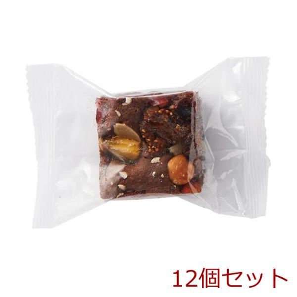 【発売日：2023年09月11日】ホシフルーツ ナッツとドライフルーツの贅沢ブラウニー ドライフルーツ＆ナッツ 12個セットしっとり濃厚なチョコ生地に、ザクザク刻んだナッツの香ばしさと甘酸っぱいドライフルーツのマッチしたほどよい甘さがクセに...