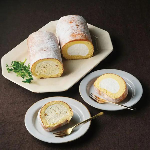 【発売日：2026年05月16日】新杵堂 スーパースターロール＆マロンスターロール のし対応可上品な味わいのクリームがたっぷりラム酒をほんのり効かせた、甘さ控えめなクリームをたっぷり巻いたスーパースターロール。口どけの良いクリームがきめ細か...