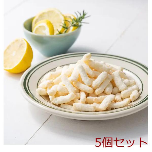 【発売日：2026年04月05日】夏季限定 檸檬あられ 5個セットレモン果汁を使用した、サッパリ甘いソルティーレモン厳選した国産のもち米を１００％使用したサクサク生地に、レモンを使った新感覚あられ。香料・着色料等の添加物・化学調味料不使用、...