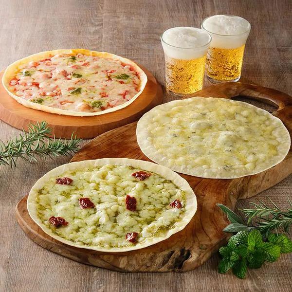 【発売日：2026年05月25日】白河高原ナポリ舎 フライパンで焼くクリスピーピザ のし対応可軽い口あたりで何枚でも食べられそう生地が薄くパリパリとした軽い食感と素材の味がしっかりと味わえることが人気のクリスピーピザ。マルゲリータ、クワトロ...