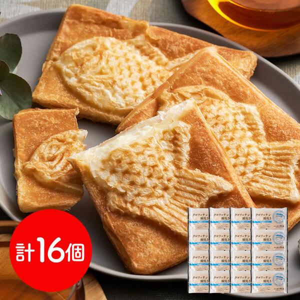 【発売日：2025年07月18日】岡山 クロワッサン鯛焼き 蒜山ミルク16個セット 27層クロワッサンと蒜山ジャージー牛乳クリーム。 27層で出来た自家製のクロワッサン生地は、贅沢なほどにバターの香り高く、それでいて甘さ控えめ。岡山県にある...