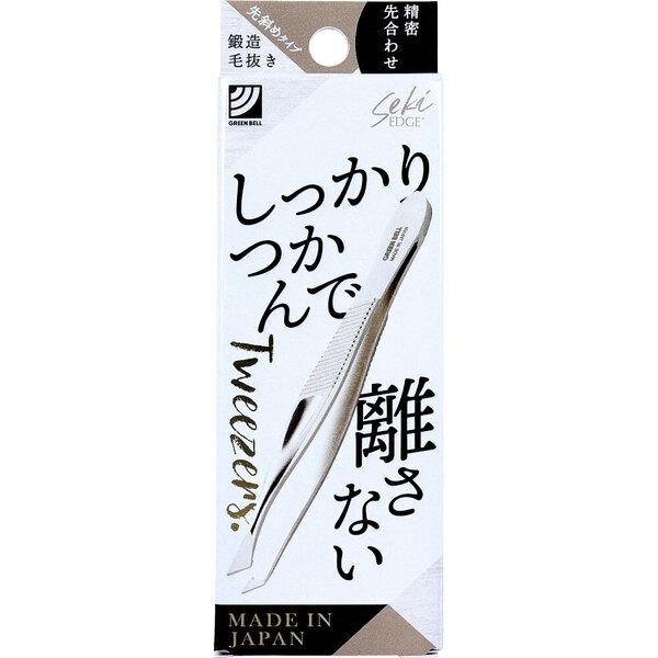 【発売日：2026年03月11日】しっかりつかんで離さない毛抜き 先斜めタイプ SJ T250しっかりつかんで離さない。精密な先合わせで、狙った毛を離さず抜ける。・面と面で毛をしっかり挟み、毛が途中でちぎれず狙った毛をスルッと抜くことができ...