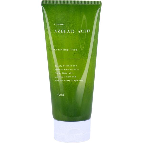 【発売日：2025年12月07日】i samu アゼライン酸 クレンジングフォーム 洗顔料 150gアゼライン酸配合(整肌成分)。個装サイズ：77X178X48mm個装重量：約180g内容量：150g製造国：日本【販売元：株式会社StayF...