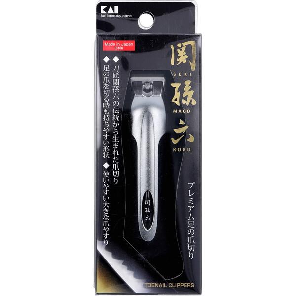 【発売日：2026年03月29日】関孫六 プレミアム足の爪切り type101L HC 1801 1個入関に継承された伝統名刀の極み。刀匠関孫六の伝統から生まれた爪切り。足の爪や爪用爪切り。・足の爪を切る時も持ちやすい形状。・使いやすい大き...