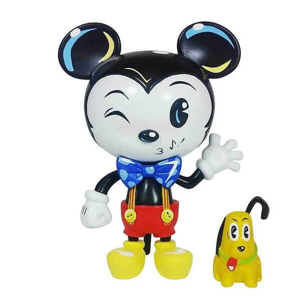 【発売日：2023年06月30日】ビニール ミッキー＆プルート The World of Miss Mindy ラッピング可ザ・ワールド・オブ・ミス・ミンディからミッキーマウスが登場。大きな頭にはキュートな表情、首から下はスリムなシルエット...