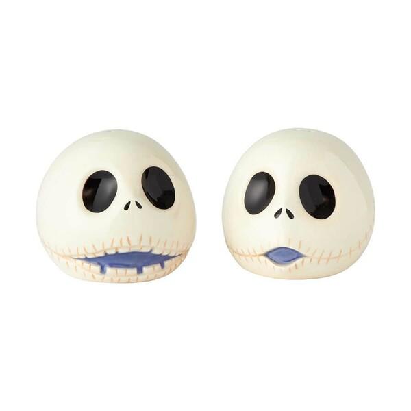 【発売日：2025年01月08日】ソルト＆ペッパー ジャックヘッド enesco ラッピング可ソルト＆ペッパーは、塩やこしょうといった調味料を入れて使える容器がセットになった調味料入れです。映画『ナイトメアー・ビフォア・クリスマス』のジャッ...