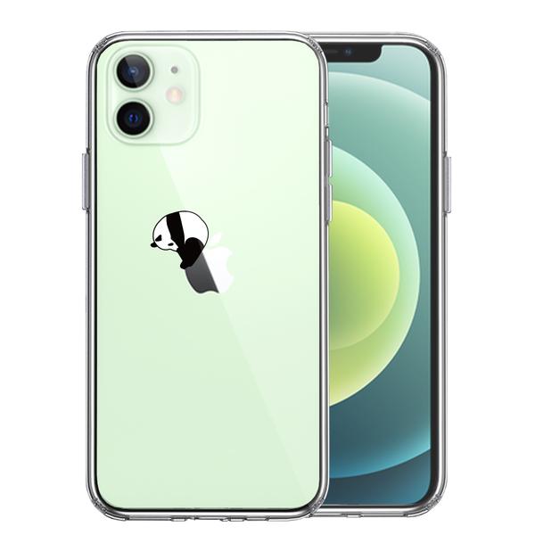 【発売日：2020年11月25日】iPhone12 ケース クリア パンダ panda 跳び箱 体操 スマホケース 側面ソフト 背面ハード ハイブリッドとても人気のクリアケースです。iPhone12用です。★ケース本体：素材・成分：TPU、...