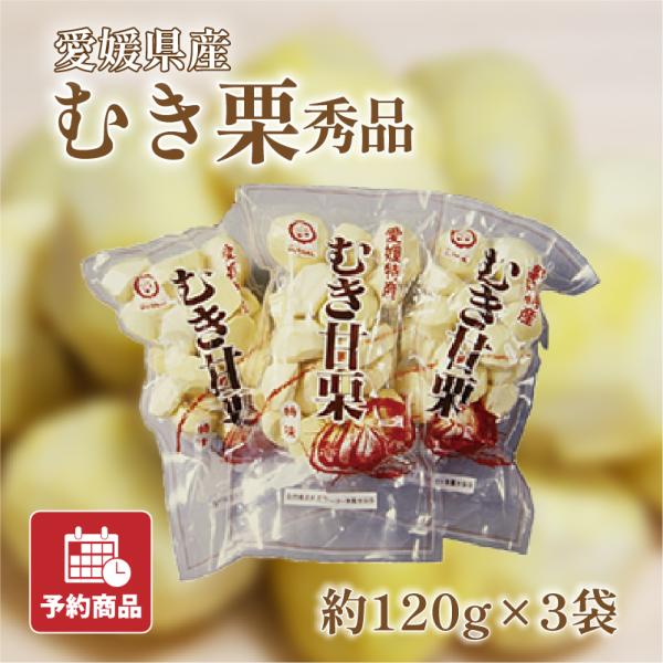 ＼秋の味覚、予約開始しました！／内容量　　　秀品約120g×3袋お届け期間目安：9月中旬頃〜保存方法　　冷蔵または冷凍保存※出荷開始まで代引き不可です。※品種の育成状況により、入荷及び出荷開始時期は前後いたします。※常温での保存をされますと...