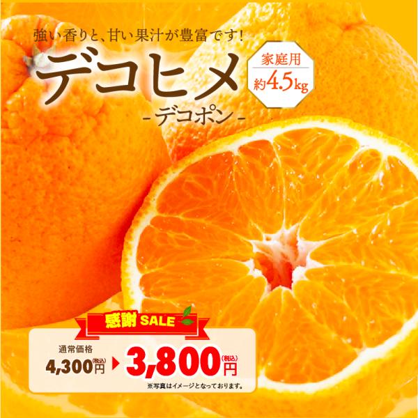 ＼感謝セール500円OFF／お届け期間目安：4月下旬頃通常価格4,300円がなんと3,800円！！強い香りと、甘い果汁が豊富です。皮がむきやすくて食べやすいのが特徴です。内容量 家庭用 約4.5kg保存方法 直射日光を避け、常温保存保証につ...