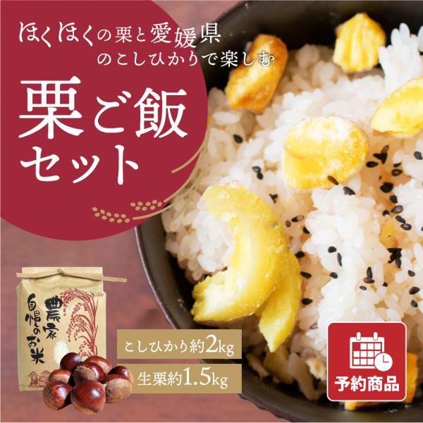 ＼秋の味覚とお米のセット、予約開始しました！／内容量：コシヒカリ約2kg＋生栗約1.5kg保存方法：冷蔵保存お届け期間目安：9月中旬頃〜※出荷開始まで代引き不可です。※品種の育成状況により、入荷及び出荷開始時期は前後いたします。※品質保持の...