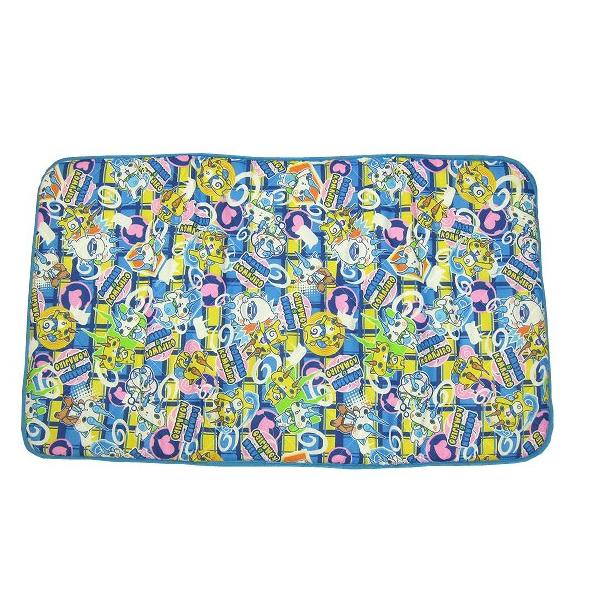 ◎妖怪ウォッチのゴロ寝マットです。◎サイズは70cm×120cm。ベビーふとんやお昼ねマットに使えるサイズです。◎裏面は滑り止め加工----------------------------------【サイズ】 70cm×120cm【表地】...