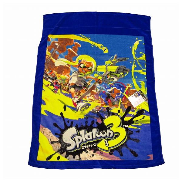 ◎スプラトゥーンのお昼ねケットです。かさばらず洗濯簡単。サイズは85cm×115cm。◎お子様のおやすみタイムはもちろんドライブやレジャーにも便利です◎裏面は無地カラーパイルです。------------------------------...