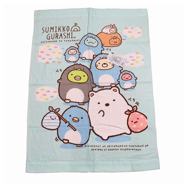 ◎すみっコぐらしのお昼ねケットです。かさばらず洗濯簡単。サイズは85cm×115cm。◎お子様のおやすみタイムはもちろんドライブやレジャーにも便利です------------------------------------【サイズ】 85c...