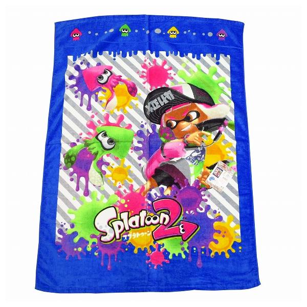 ◎スプラトゥーンのお昼ねケットです。かさばらず洗濯簡単。サイズは85cm×115cm。◎お子様のおやすみタイムはもちろんドライブやレジャーにも便利です◎表地は優しい肌触りのシャーリング加工。裏面はカラー無地です。--------------...