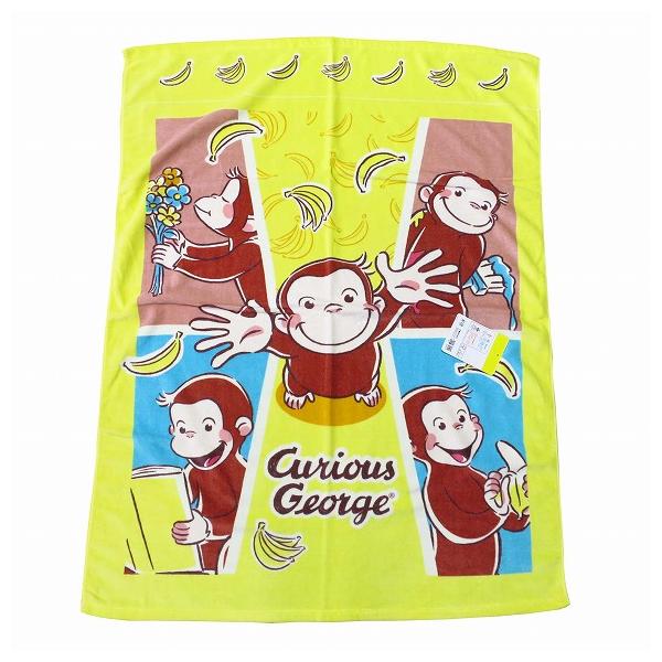 ◎おさるのジョージのお昼ねケットです。かさばらず洗濯簡単。サイズは85cm×115cm。◎お子様のおやすみタイムはもちろんドライブやレジャーにも便利です◎表地は優しい肌触りのシャーリング加工。裏面はカラー無地です。-------------...