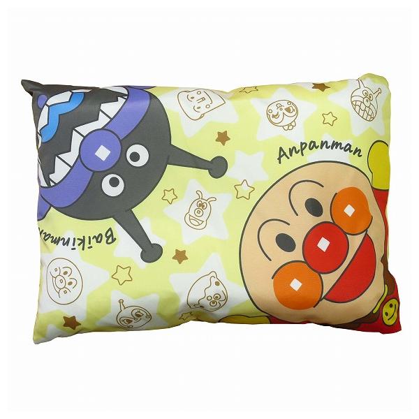 ★画像の柄は売り切れました。只今の在庫はイエロー系でアンパンマンとバイキンマンとドキンちゃんとだだんだだん2号とめいけんチーズがいます。◎アンパンマンの子供枕です。中身も洗えます。◎中身を取り出せますので外側のカバーだけでも洗濯できます。◎...