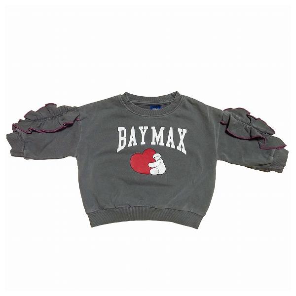 ◎ベイマックスのトレーナーです。---------------------------------------【サイズ】90【身長】85cm〜95cm 【サイズ】100【身長】95cm〜105cm【品質】（本体）綿100%（リブ）綿95％ ...
