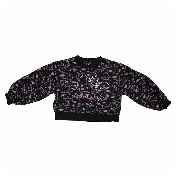 ◎ハローキティーのトレーナーです。---------------------------------------【サイズ】120【身長】115cm〜125cm 【サイズ】130【身長】125cm〜135cm【品質】（本体）綿50%ポリエステ...