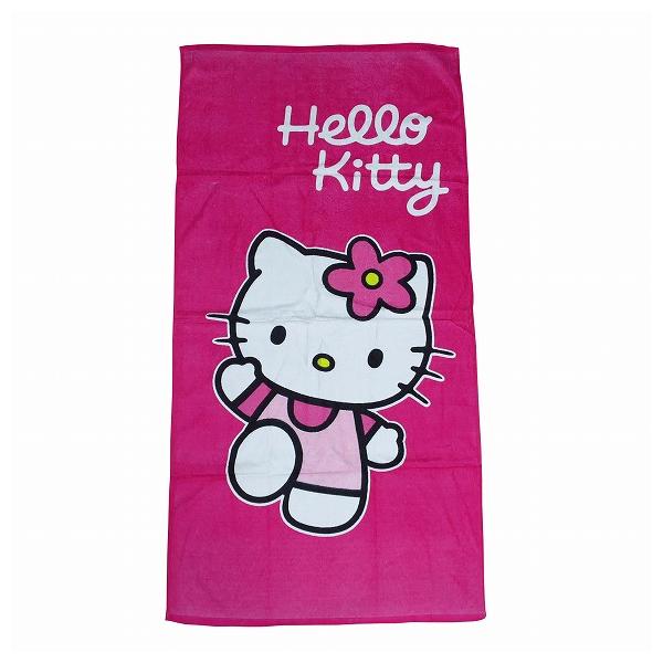 ◎ハローキティーのバスタオルです。◎素材は綿100％。-----------------------------【サイズ】 60cm×120cm 【品質】 綿100％ -----------------------------在庫は実店舗と...
