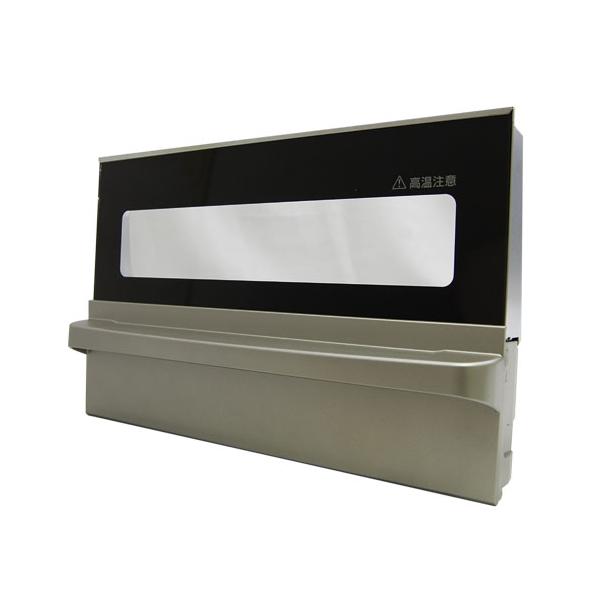 ※交換部品は必ず商品検索で製品本体型番をご確認の上ご購入ください。グリル部分の扉です。幅259×高さ165.4（mm）ガラス:黒、取っ手:SKMシルバー【RS21W8K12T-VR】【RB31AW8A2R-VL】【RS31W8A2RX-VR...