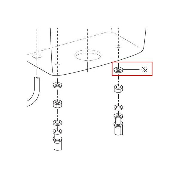 LIXIL・INAX 【18-89-2】 座金 トイレ部品 [18-89-2] 【純正品】LIXIL・INAX 座金 トイレ部品 [18-89-2]NoInfo【適合本体品番】BF-2C(AY) CF-17AWP DT-3520H DT-3...