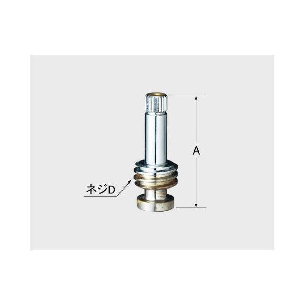 LIXIL・INAX 【27-101-1P】 固定コマ式スピンドル 水栓 [27-101(1P)] 【純正品】LIXIL・INAX 固定コマ式スピンドル 水栓 [27-101(1P)]A寸法：49mmネジD：TW19山8【適合本体品番】BF...