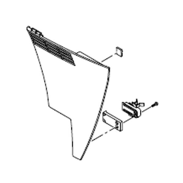 リクシル・イナックス【301-1156-CF】 LIXIL・INAX 化粧板キット(左) トイレ部品 [301-1156/*] LIXIL INAX【純正品】適合本体品番DV-S526T型 DV-S526型 DV-S516型 DV-S525...