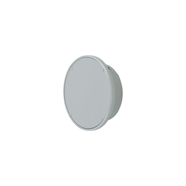 【AT-150CKS3】 メルコエアテック スリーブキャップ（ステンレス製） 外壁用（ステンレス製／鋼板製）●カバー脱着可●色調：シルバーメタリック　　　　粉体焼付塗装●材質：SUS304