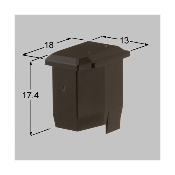 azf01040a LIXIL リクシル・TOEX ハイ千峰小桟キャップ AB 門まわり部品 純正品【純正品】本体(AZF01040A)×４ハイ千峰カラー：オータムブラウン