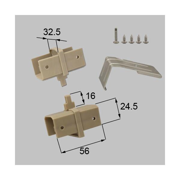 bqn82011a LIXIL リクシル・TOEX PRN柱取付部品（新ハイサモア） 門まわり部品 純正品【純正品】本体セット(BQN82011A)×１、取付ネジセット×１カラー：シャイングレー