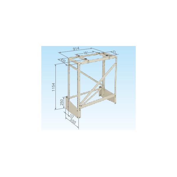 【C-NK】高耐食鋼板+粉体塗装【日晴金属工業 NISSEI】関連部品/布基礎架台クーラーキャッチャー・エアコン架台布基礎架台 （幅400〜750/奥行き200〜380）【C-NK】高耐食鋼板+粉体塗装【日晴金属工業 NISSEI】関連部品...