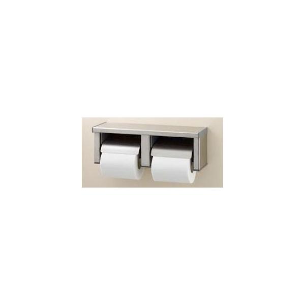 INAX イナックス LIXIL・リクシル アクセサリー パブリックアクセサリー 棚付ワンタッチ式 2連紙巻器 CF-63HS【純正品】◆仕様◆■寸法（mm）：346×110×120■材質：ステンレス（ヘアライン）■棚、側板、中央前板の一部...