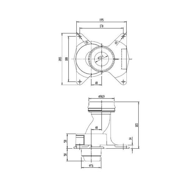 LIXIL・INAX 【CF-S10SG】 排水ソケット トイレ部品 [CF-S10SG] 【純正品】LIXIL・INAX 排水ソケット トイレ部品 [CF-S10SG]【適合本体品番】サティスDV400タイプ・サティスSタイプ・サティスE...