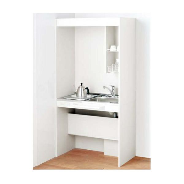 身体の負担軽減に配慮したユニバーサルデザイン。座って作業できる広いニースペースを設けました。世代を問わない使いやすさ身体の負担軽減に配慮したユニバーサルデザイン。商品構成上台：FCU090MCHW（R・L）-FTSNNS下台：FCS090M...