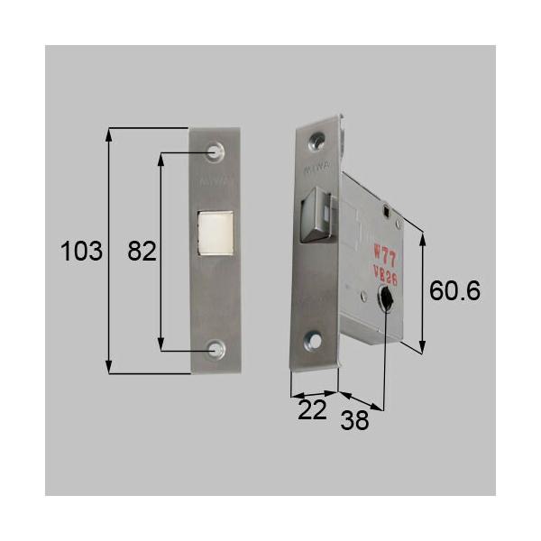 トステム grp390 ロック本体 浴室ドア部品  LIXIL リクシル 【純正品】本体（GRP390）×1カラー：素地【部品ご購入の際には、ご注意下さい】お買い上げ前には必ず、その部品が適応品番かどうか、お調べください。（分からない場合は...