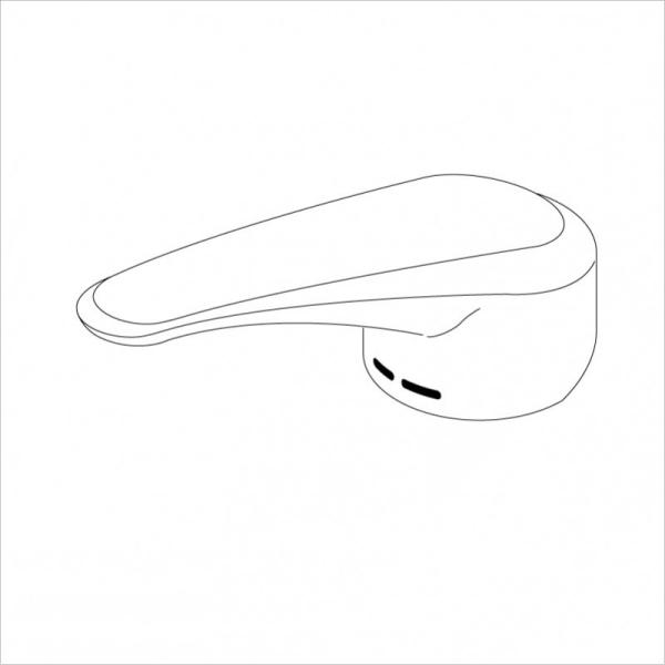 KVK KP1022/800 旧MYMキッチン水栓用操作レバー 旧MYM補修部品＞レバー・ハンドル [新品] 純正品【純正品】旧MYM補修部品＞レバー・ハンドルこのレバーを使用していた製品に貼付されているシールに記載の代表的な品番（ロットシ...